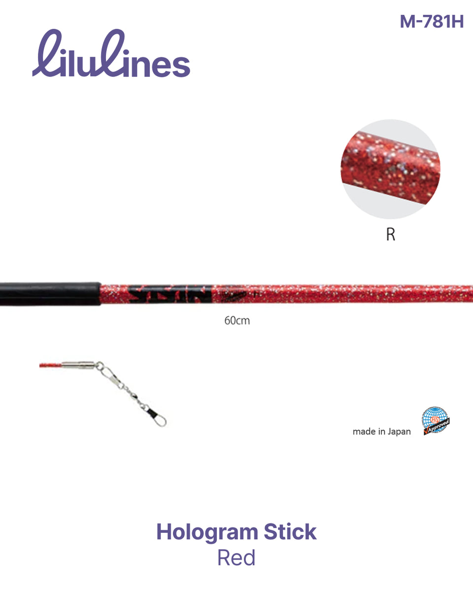Sasaki Hologram Stick M-781H FIG 60 cm — Rhythmic Gymnastics Ribbon ...